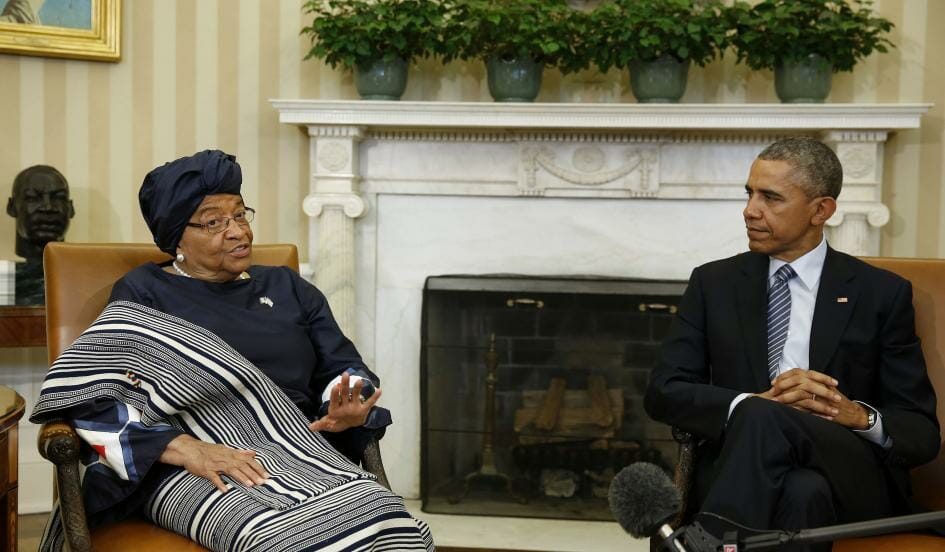 Liberia’s president Ellen Johnson Sirleaf completes Washington Visit