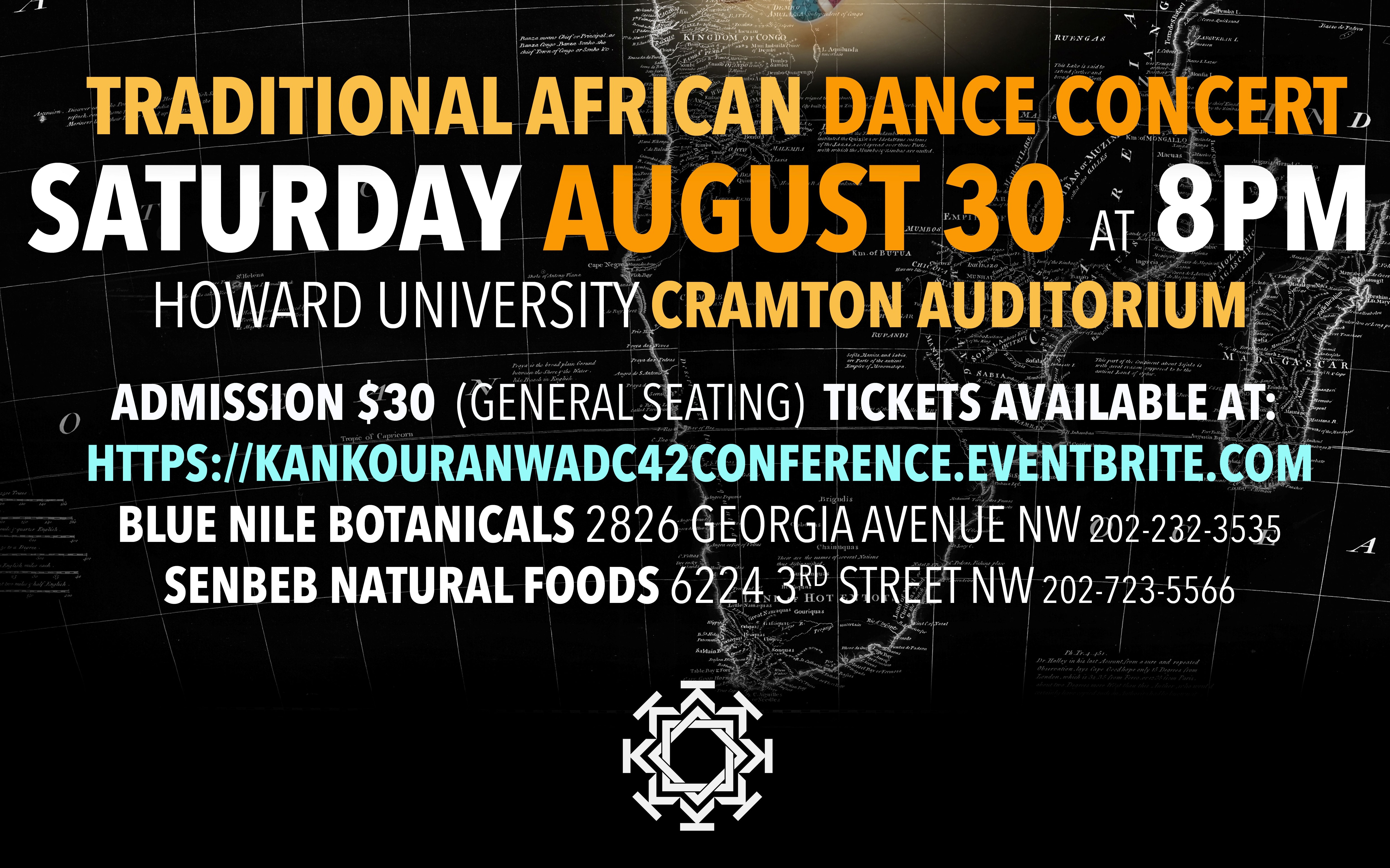 Announcing KanKouran West African Dance Company’s concert